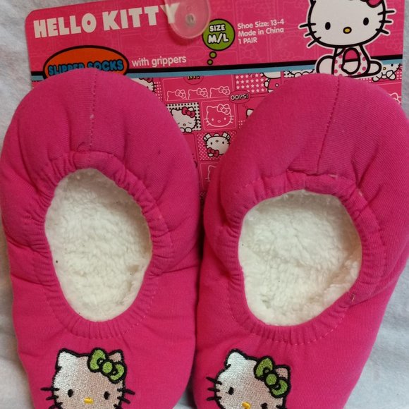 Hello Kitty | Shoes | Hello Kitty Childrens House Slippers Pink Ml Shoe ...